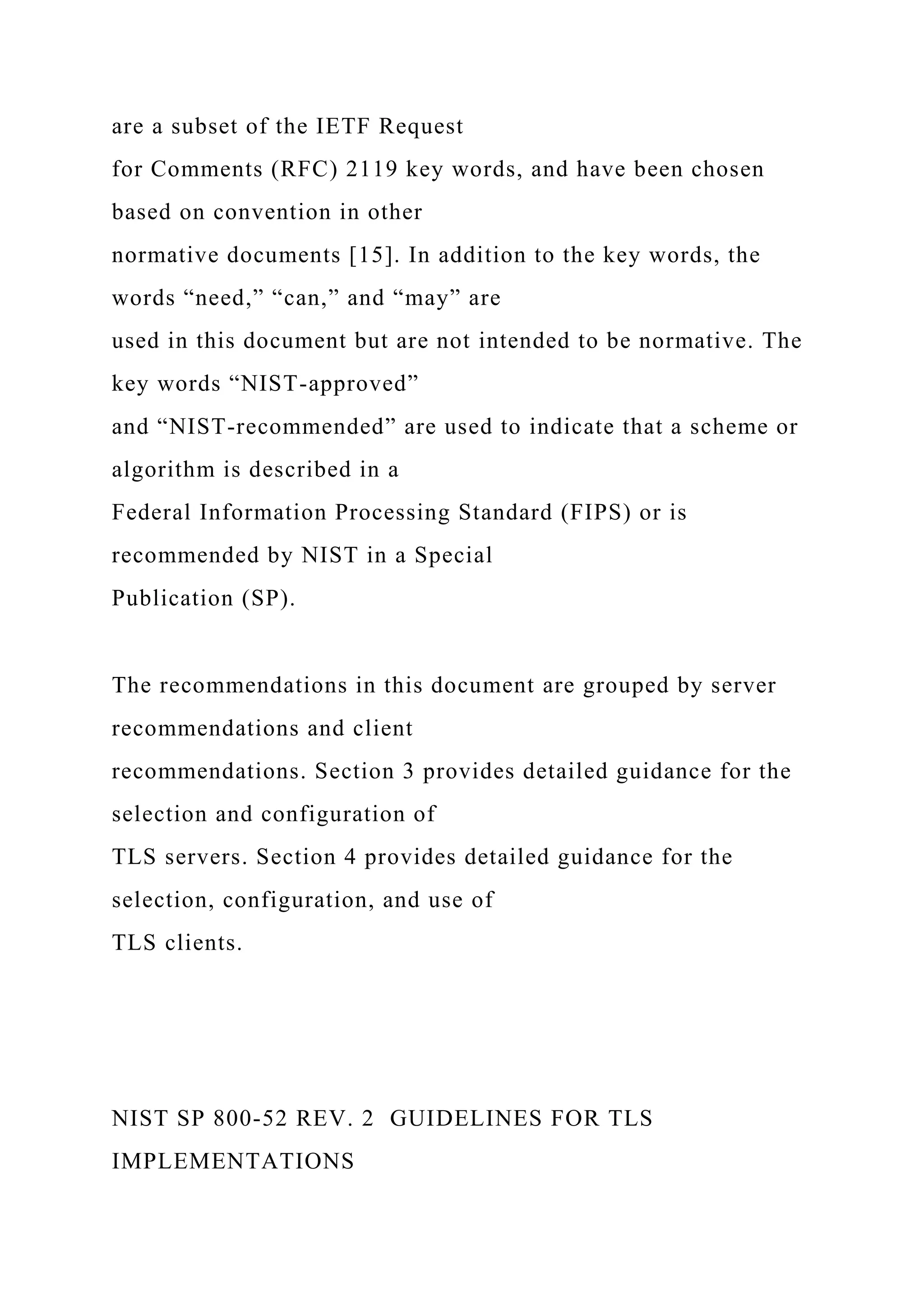 NIST Special Publication 800-52 Revision 2 Guidelines .docx