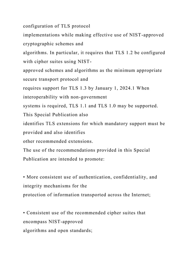 NIST Special Publication 800-52 Revision 2 Guidelines .docx