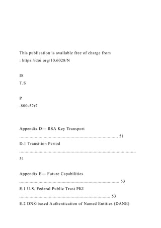 NIST Special Publication 800-52 Revision 2 Guidelines .docx