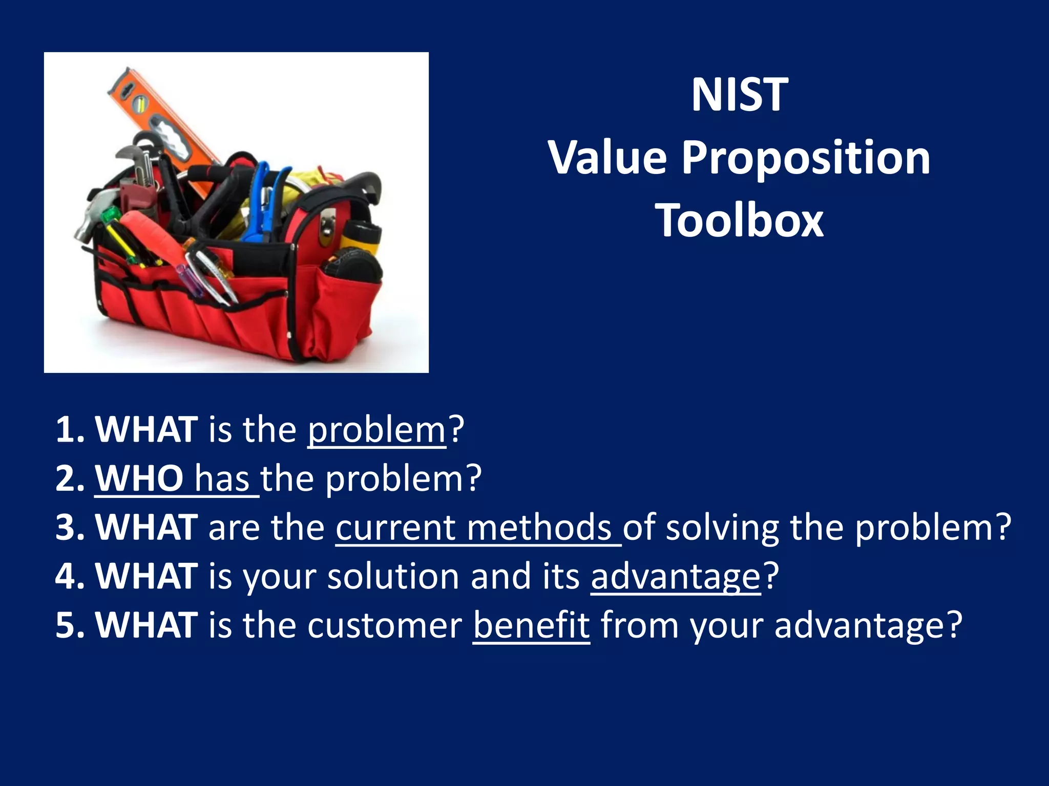 Value Proposition for scientific invention | PDF