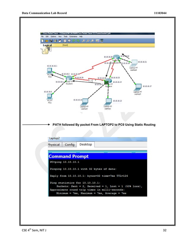 Computer Networking Lab File