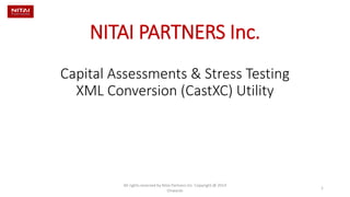 Nitai partners ccar xml reporting utility tool v2 | PDF