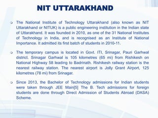 NIT COLLEGES | PPTX