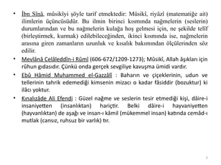 TEMEL MÛSİKÎ BİLGİLERİ - Turkish Music Fundamentals | PPTX
