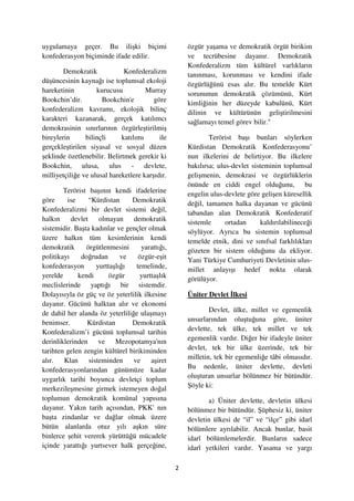 Üniter Devlet İlkesi, Federal Devlet ve Demokratik Konfederalizm İbrahim TİPİ | PDF