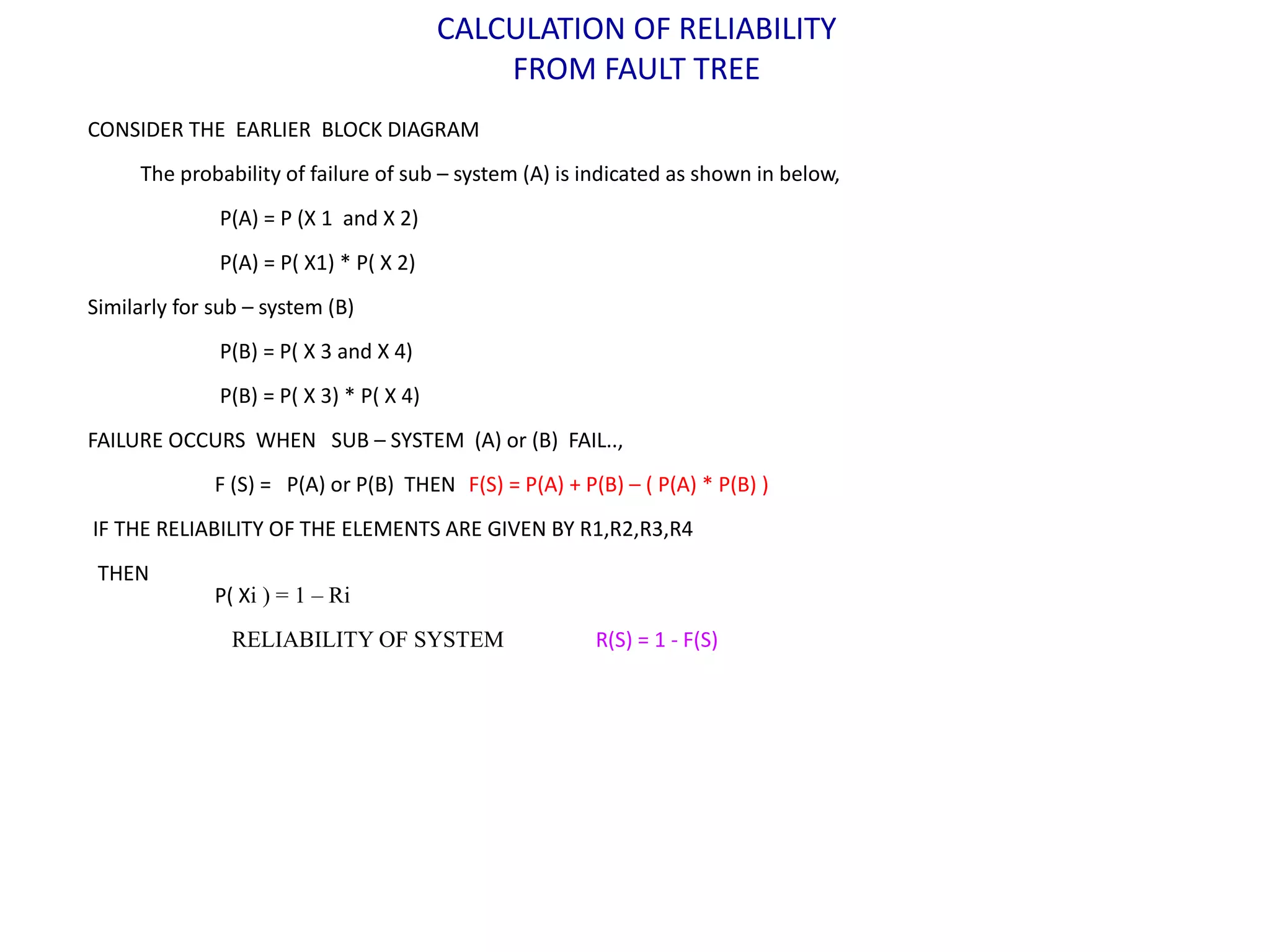 FAULT & EVENT TREE ANALYSIS | PPT