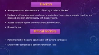 Ethical hacking ppt | PPTX
