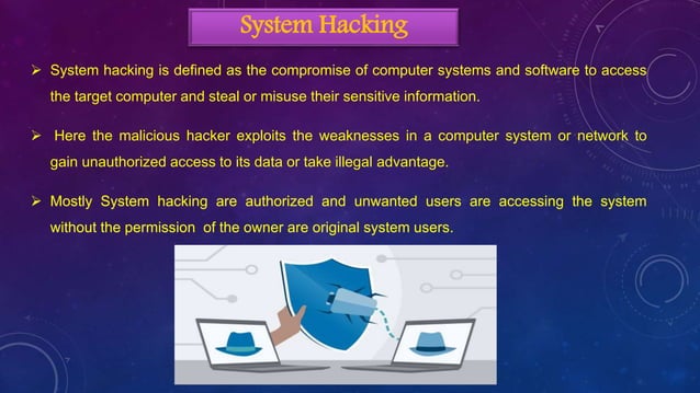Ethical hacking ppt | PPT