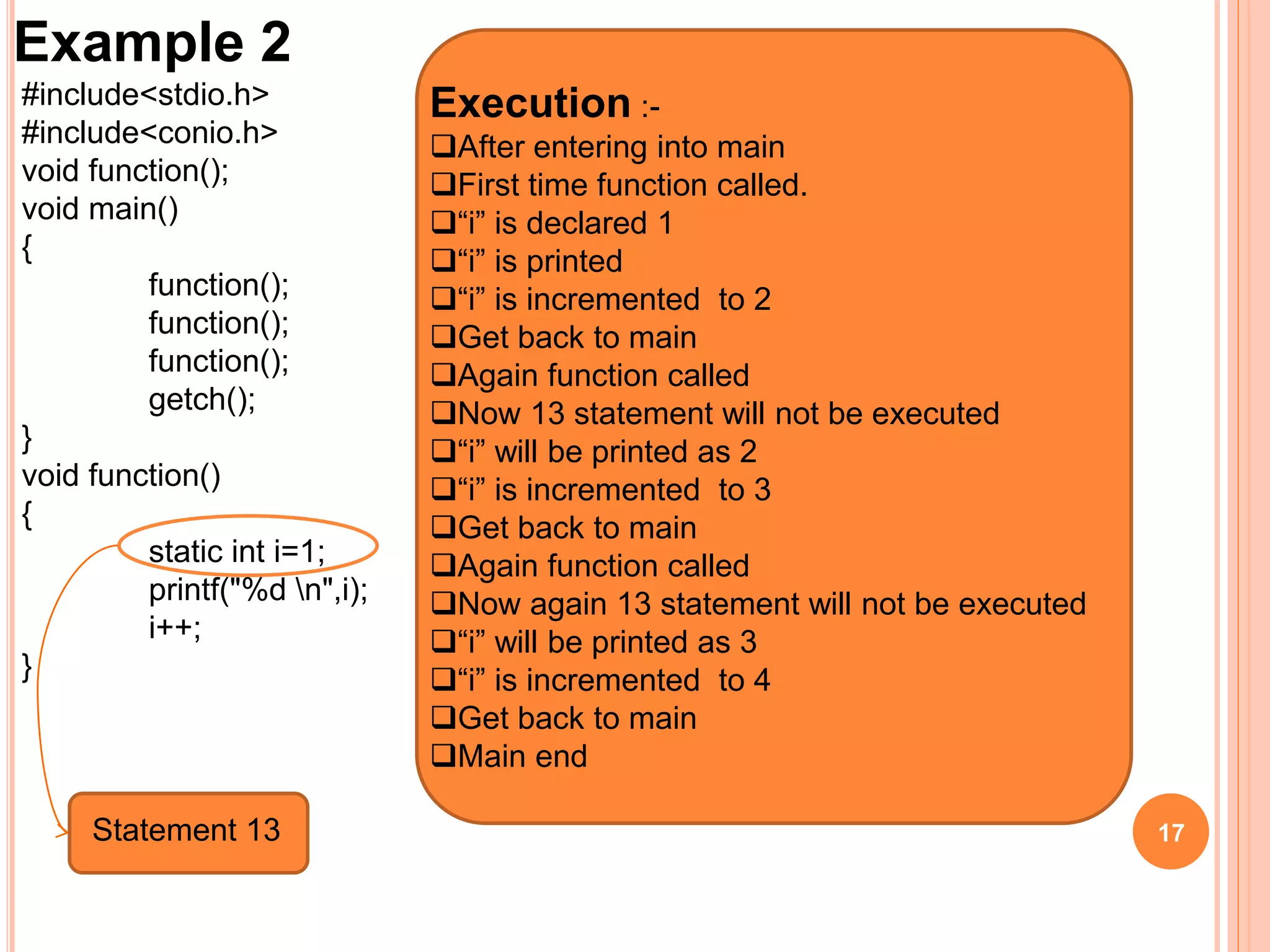 Storage Classes In C Pptx