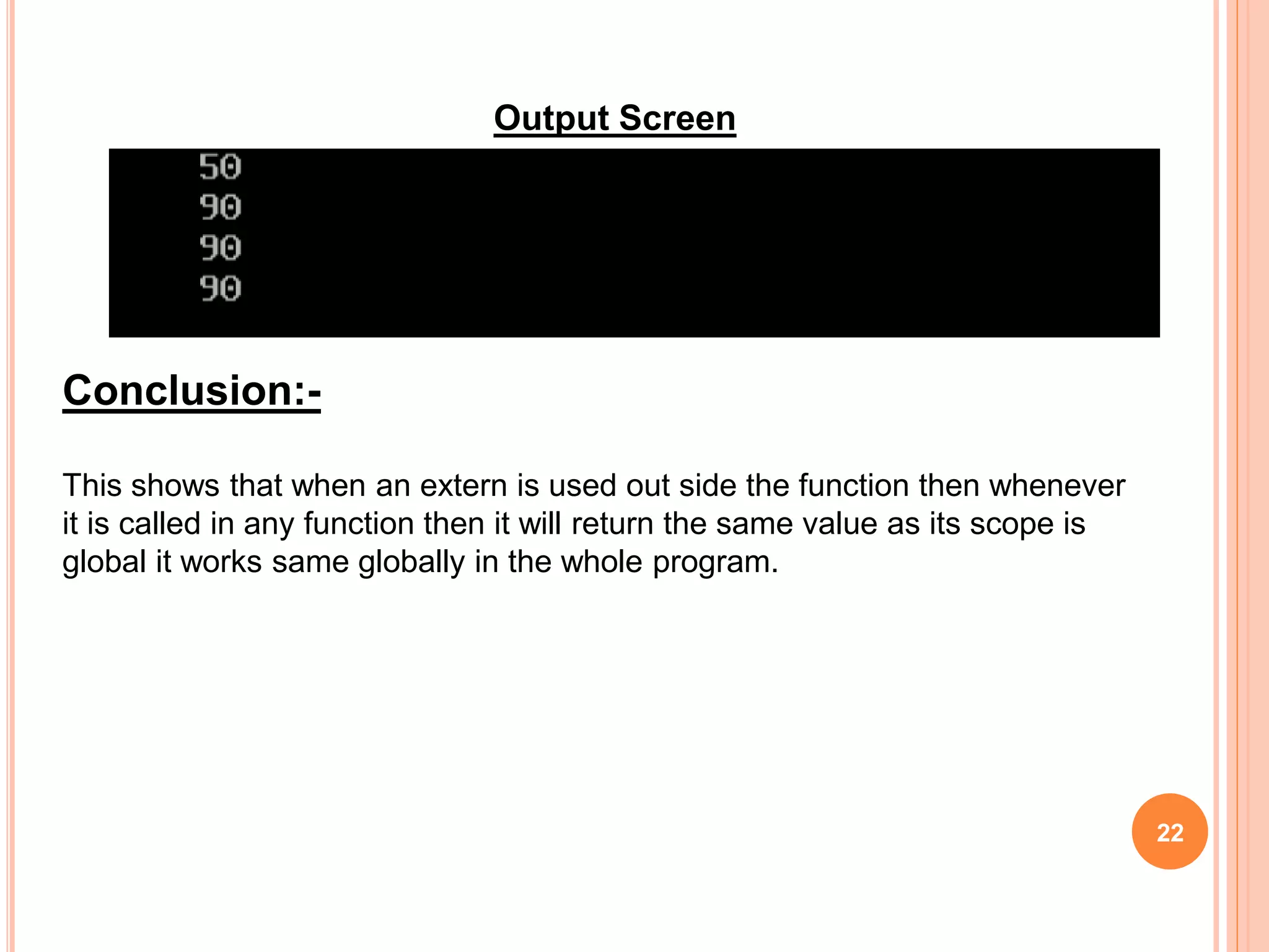 Storage classes in C | PPTX