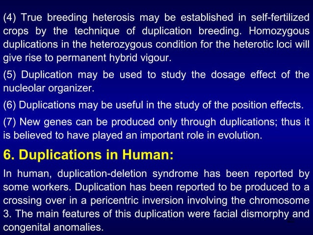 PPT on duplication; Production and Uses | PPT | Genetics | Science