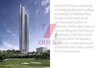 Nitesh Park Avenue Brochure - Zricks.com