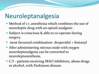 ANAESTHESIA-INTRAVENOUS | PPTX