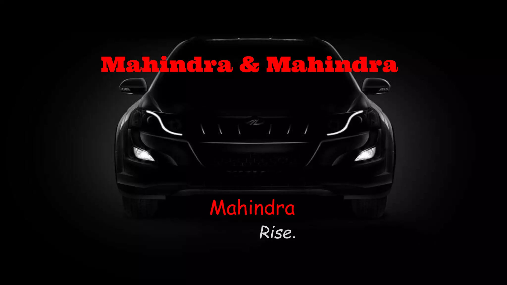 MAHINDRA & MAHINDRA | PPT