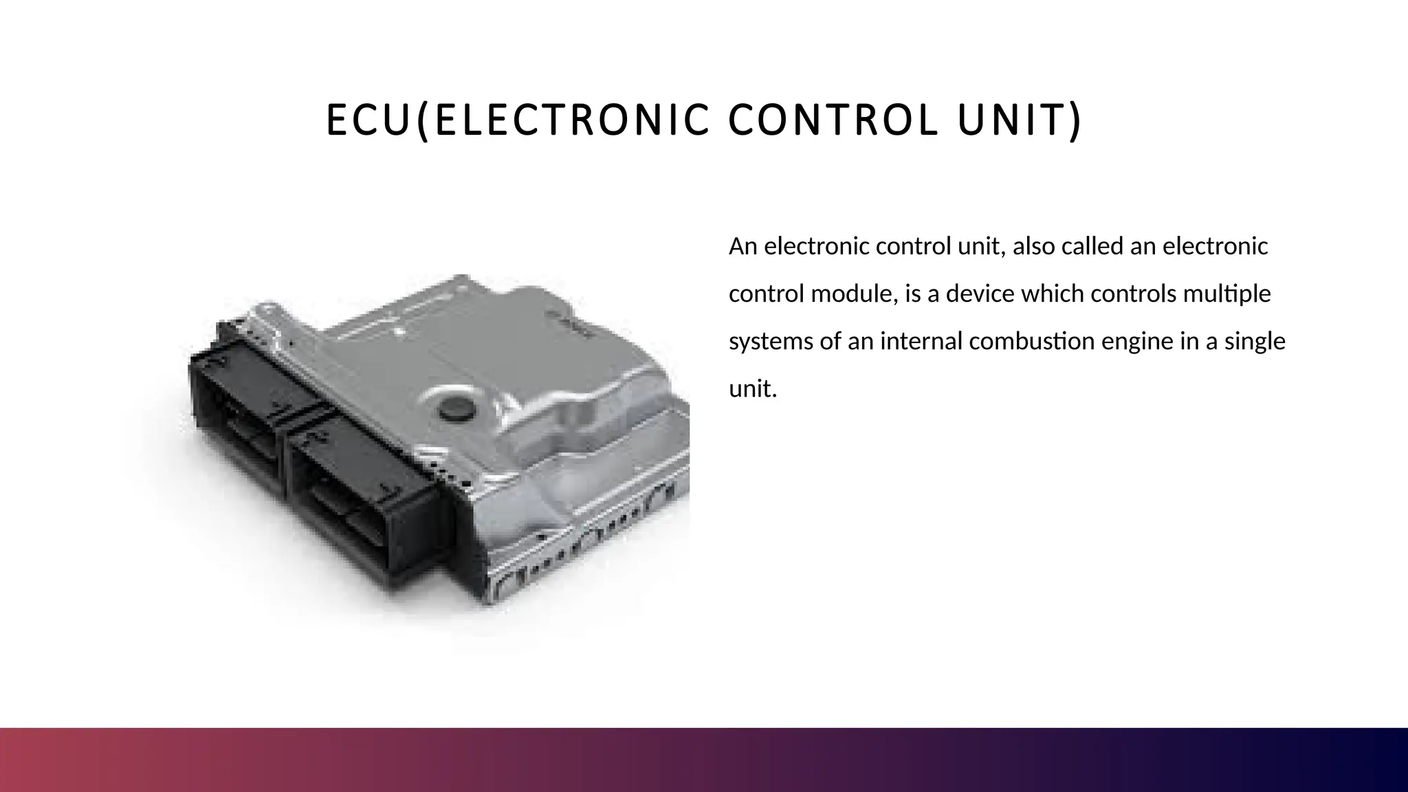 Sensors used in Engine compartment of Cars | PPTX