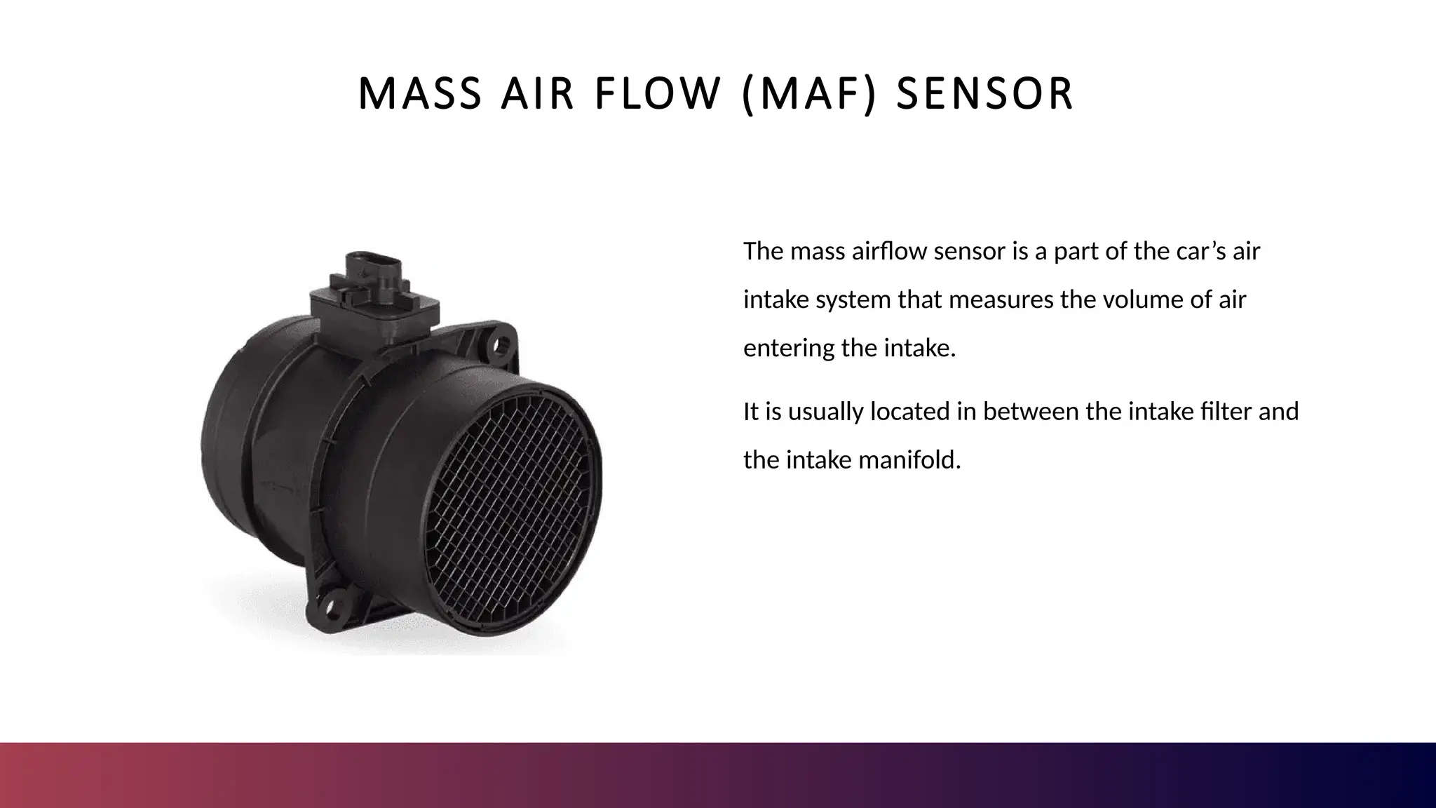 Sensors used in Engine compartment of Cars | PPTX