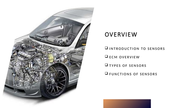 Sensors used in Engine compartment of Cars | PPT