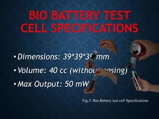 Nithin Tech-2.ppt on bio battery using bio battery technology | PPT