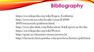 discovery of proton | PPT