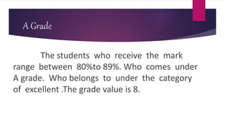 grading system | PPTX | Educational Assessment | Education