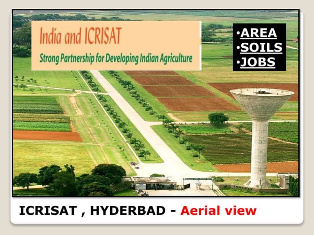 ICRISAT- International Crops Research Institute for Semi-Arid Tropics ...