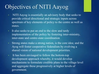 Niti aayog | PPTX