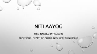 Niti aayog | PPTX