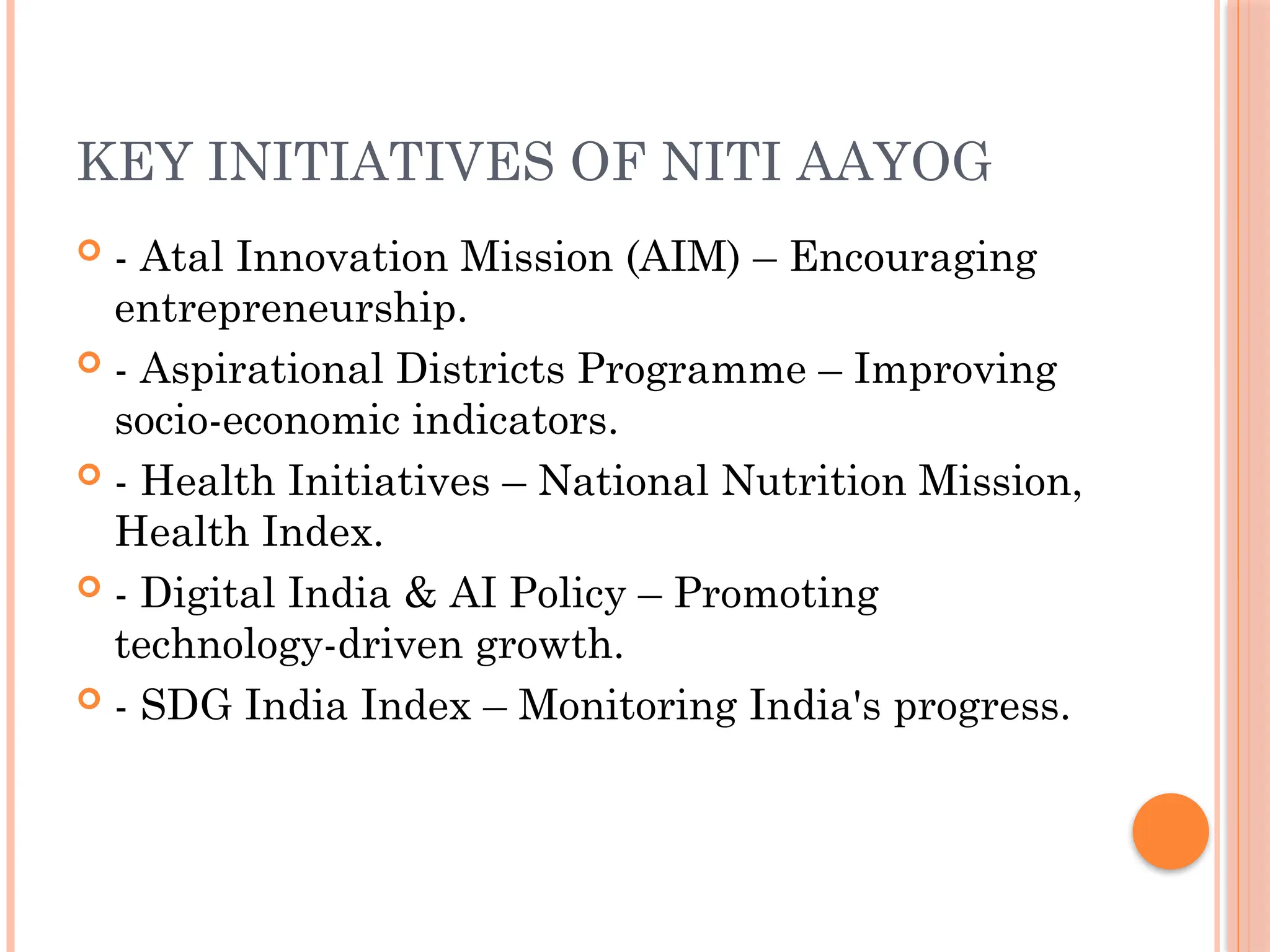 NITI AAYOG: INDIA'S POLICY THINK TANK | PPTX