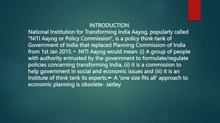 NITI aayog presentation by JANNU VINAY.pptx