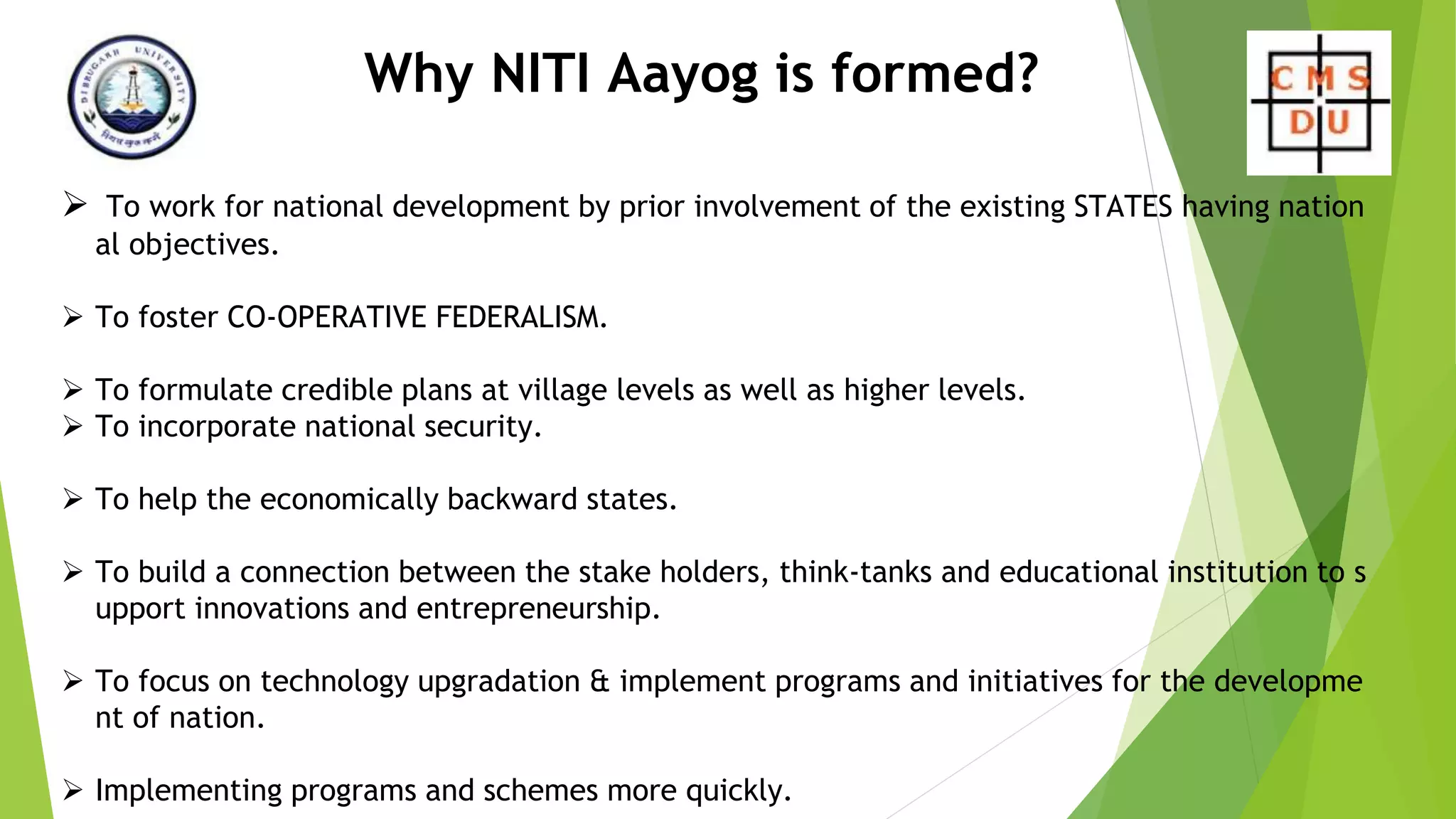 Niti aayog | PPTX