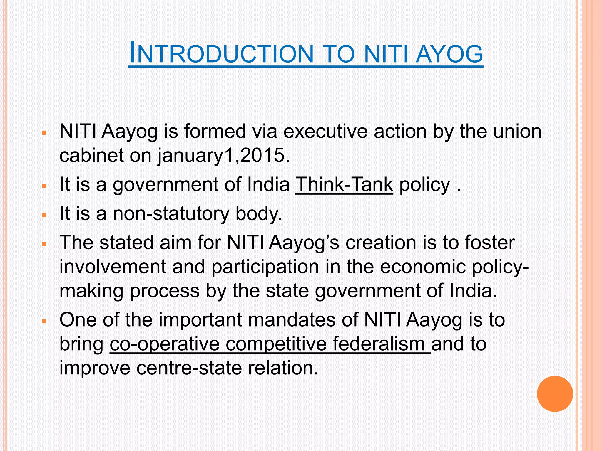 Niti ayog | PPTX