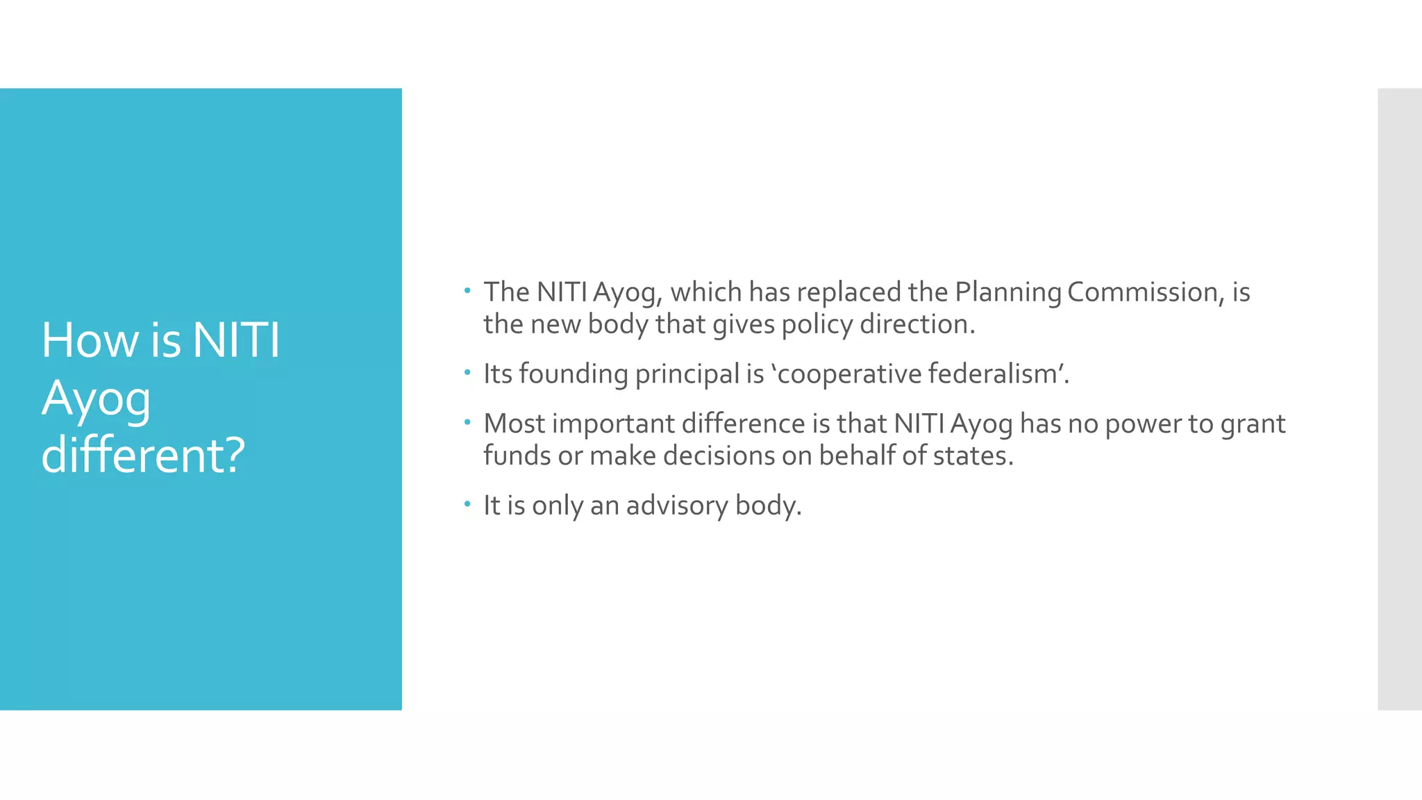 What after Five Year Plans? NITI ayog | PPTX