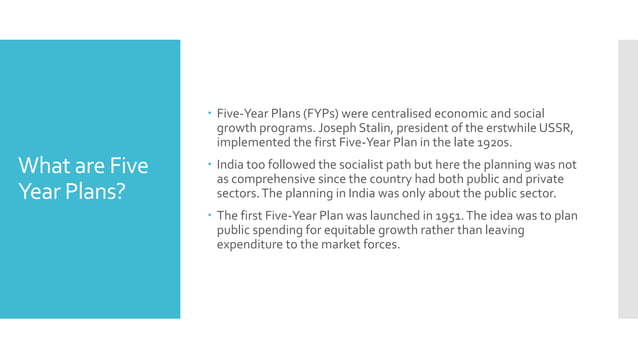 What after Five Year Plans? NITI ayog | PPTX