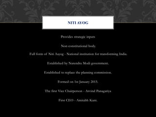 Niti ayog | PPT