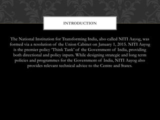Niti ayog | PPT