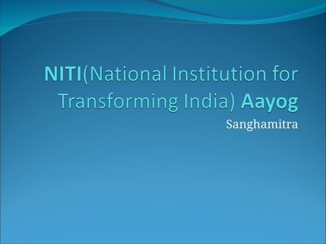 Niti Ayog information public administration.ppt