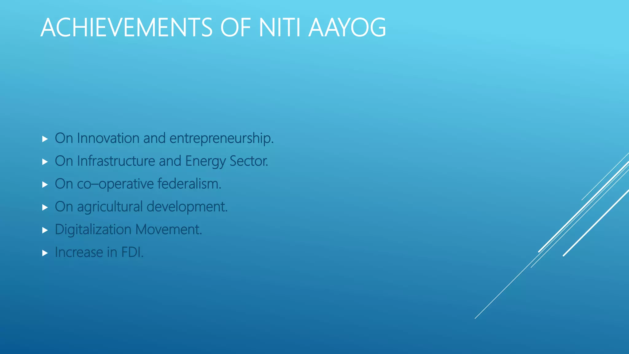 NITI aayog presentation | PPTX
