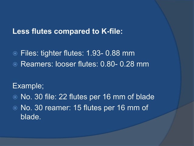Nickel Titanium Instruments in Endodontics: Part 2 | PPTX