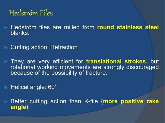 Nickel Titanium Instruments in Endodontics: Part 2 | PPTX