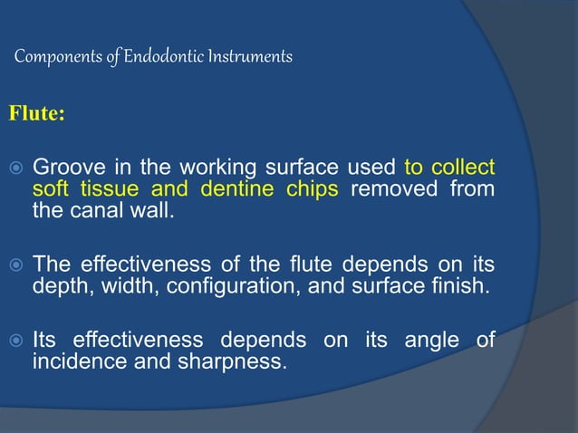 Nickel Titanium Instruments in Endodontics: Part 2 | PPTX