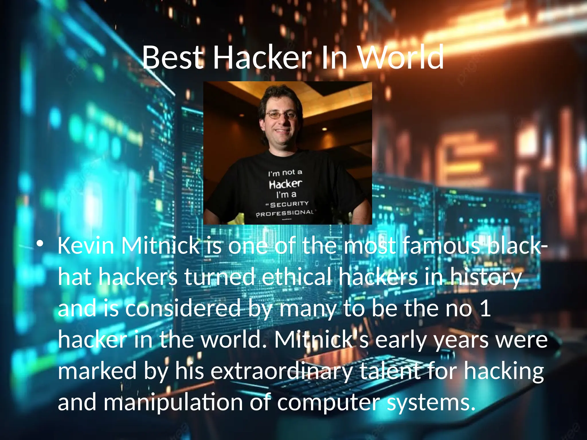 Hacking presentation or hacker control the world.pptx | Internet ...