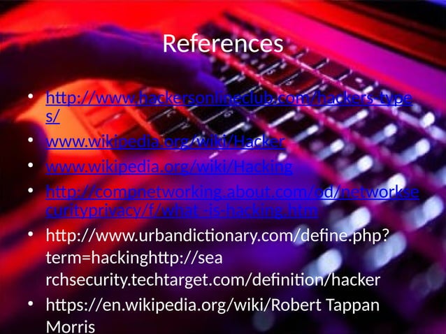 Hacking presentation or hacker control the world.pptx