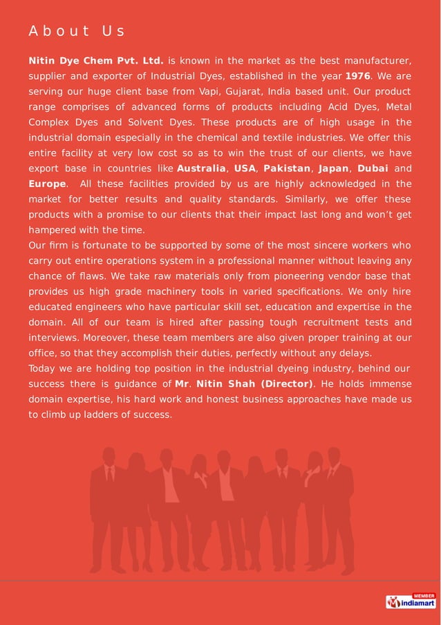 Nitin dye-chem-pvt-ltd | PDF