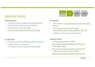 RIFT A New Approach to Building DC Fabrics | PDF | Computer Networking ...