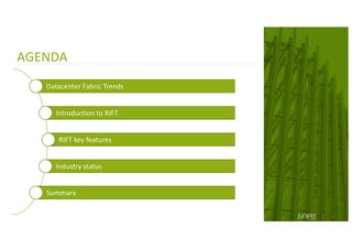 RIFT A New Approach to Building DC Fabrics | PDF