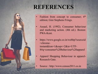 Consumer Behavior Apparel Presentation | PPTX