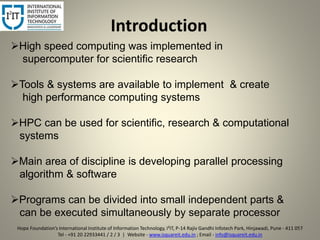 What Is High Performance-Computing? | PPT