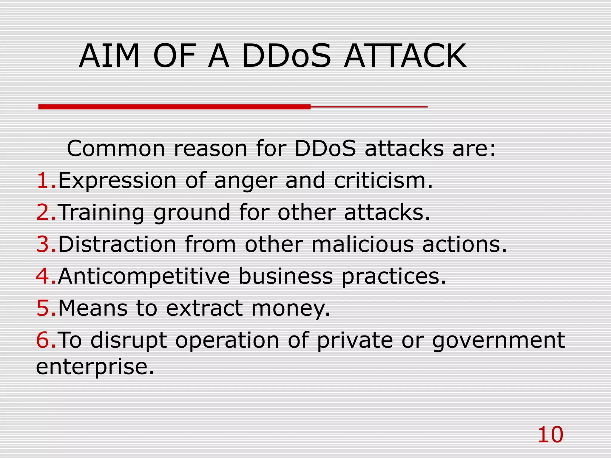 DDoS Attack PPT by Nitin Bisht | PPT