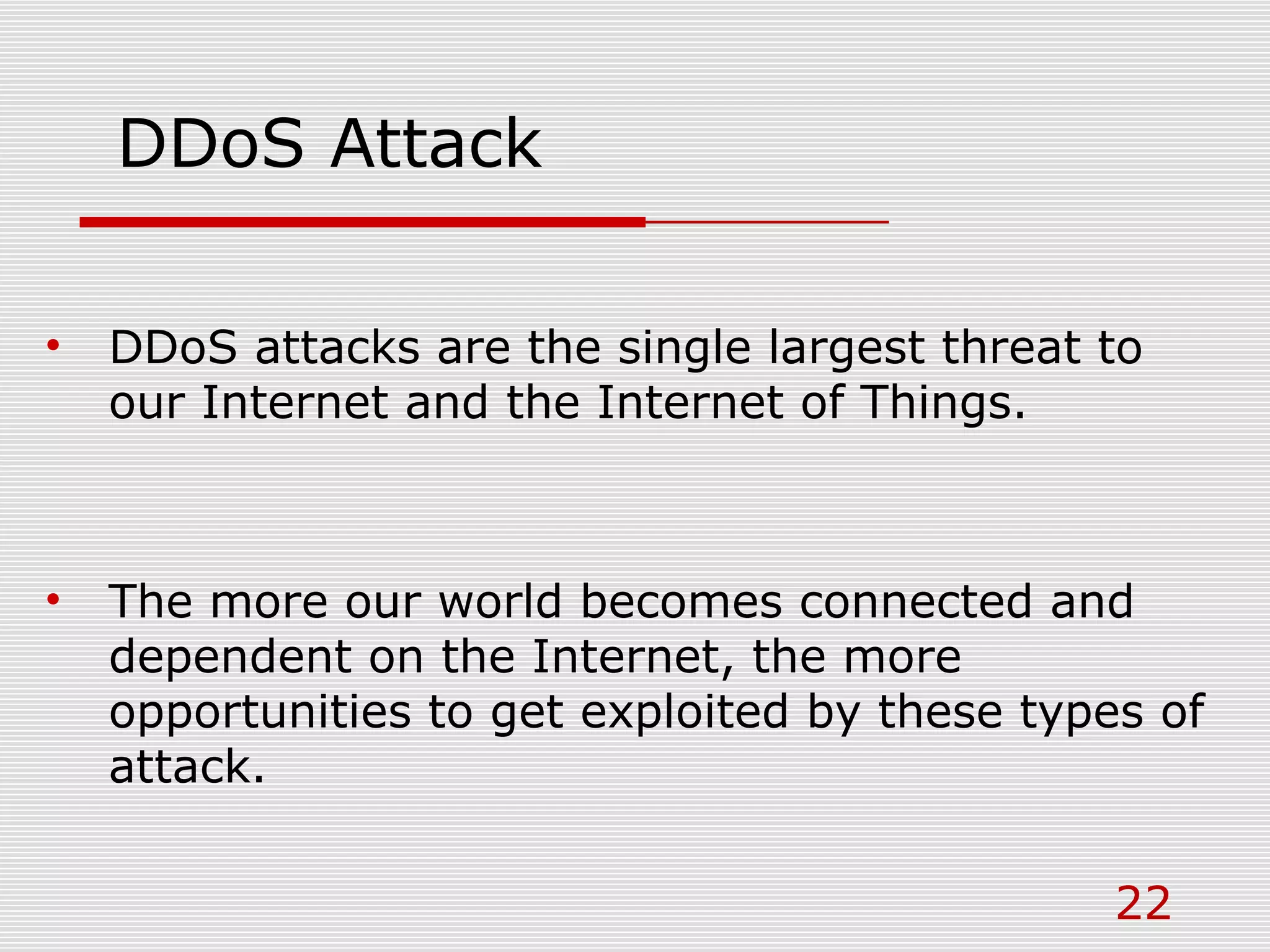 DDoS Attack PPT by Nitin Bisht | PPT