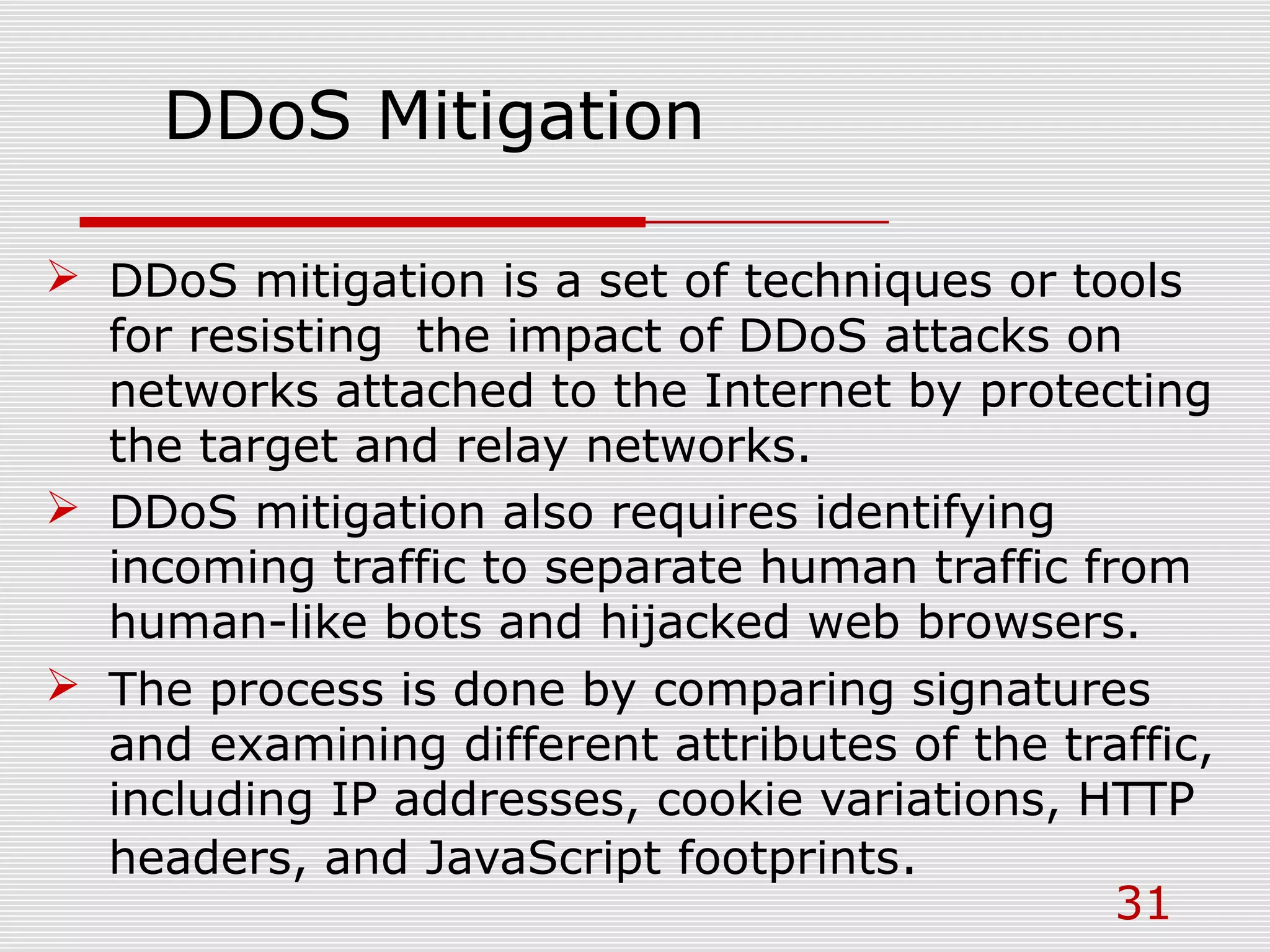 DDoS Attack PPT by Nitin Bisht | PPT